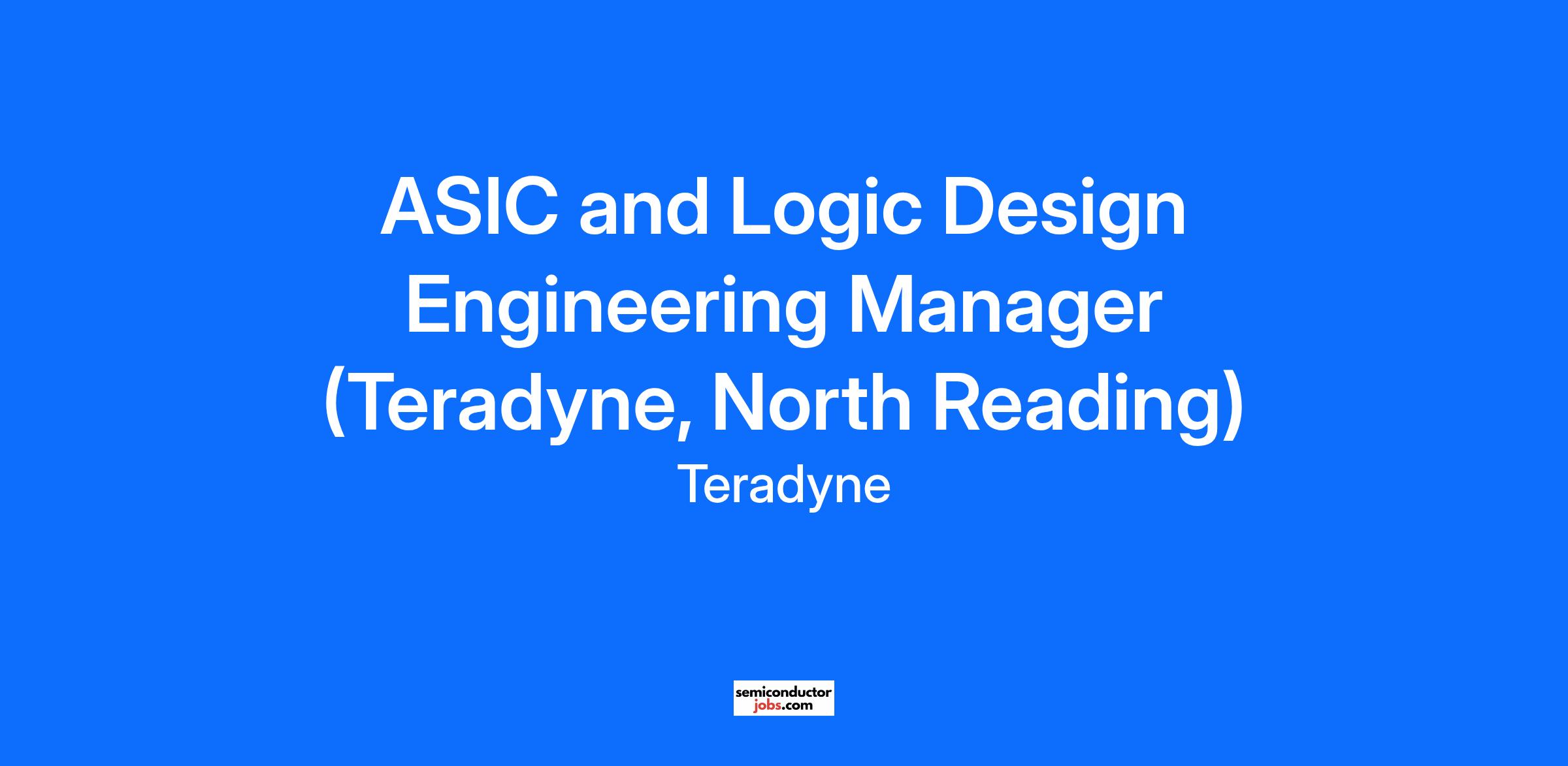 ASIC and Logic Design Engineering | Jobs in the Semiconductor Industry