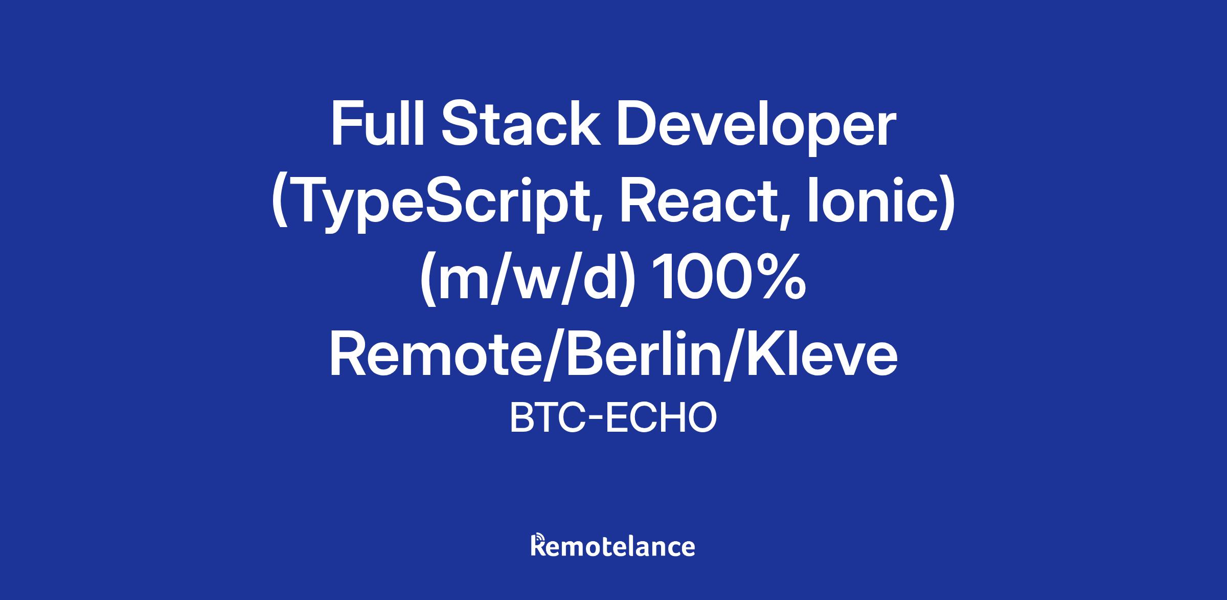 Full Stack Developer | Remotelance | Find Work, Find Freedom